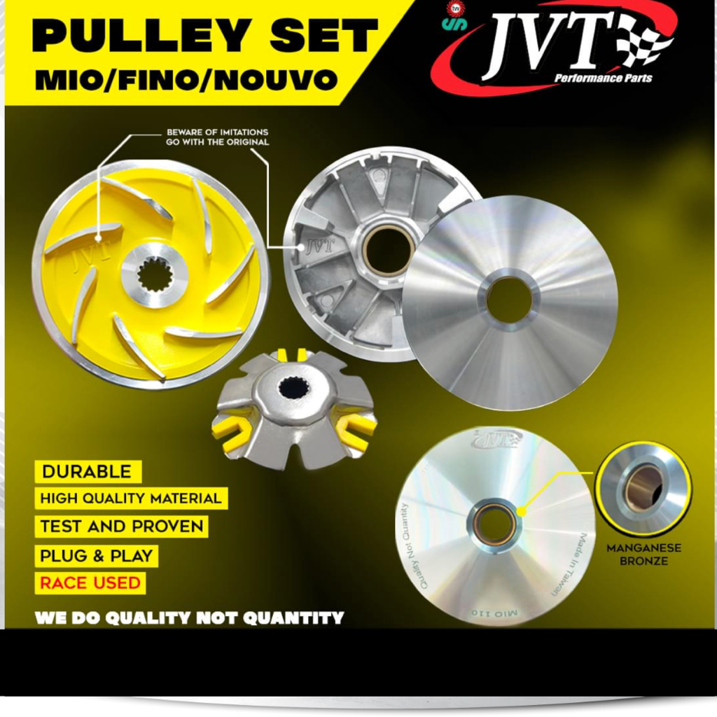 JVT PULLEY SET NMAX/AEROX/M3/CLICK/SPORTY/FAZZIO/GRAVIS/GEAR | Shopee ...