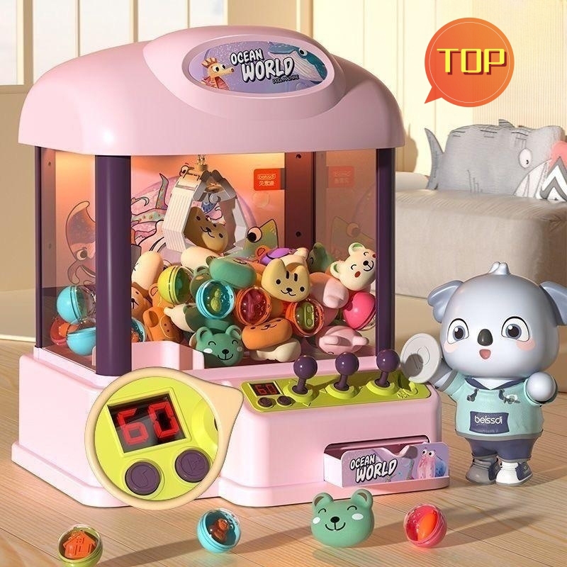 COD Claw machine for kids plush toy Doll Machine Puzzle toys mini ...