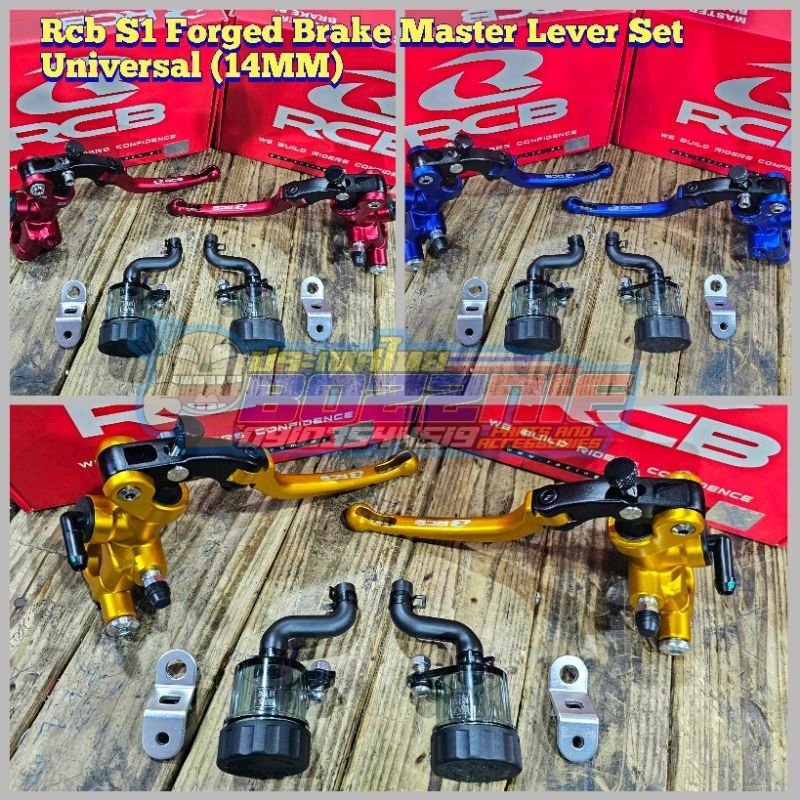 Rcb S1 Forged Brake Master Lever Set Universal (14MM) | Shopee Philippines