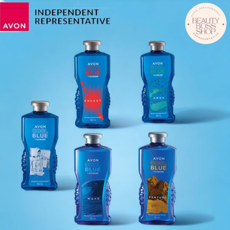 Avon Cool Blue splash colognes for Men150 Ml | Shopee Philippines