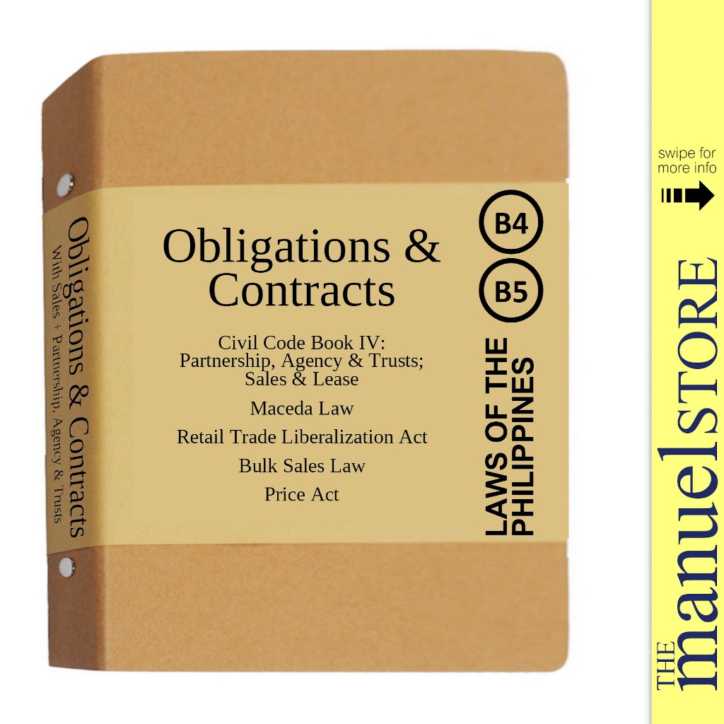 Codal Notebook (2023) - Obligations and Contracts - Civil Code of the ...
