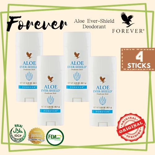 Forever Aloe Ever Shield Deodorant Stick (4 Sticks) | Shopee Philippines