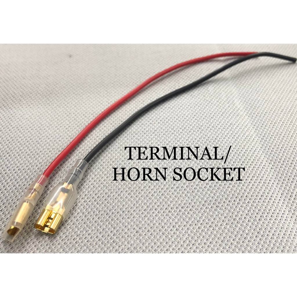 Motorcycle Horn Socket Terminal Wire Universal (1Pc) | Shopee Philippines