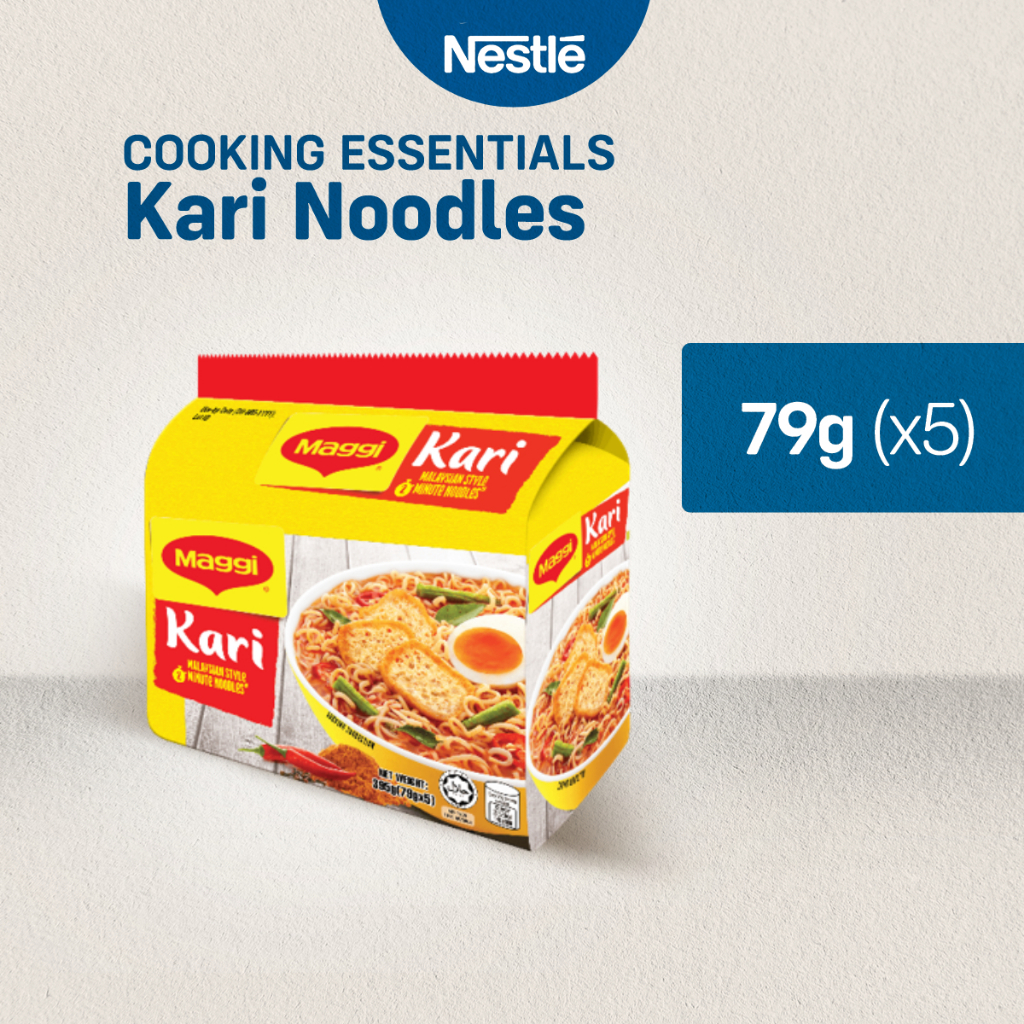 Maggi Kari Noodles 79g Pack Of 5 Shopee Philippines