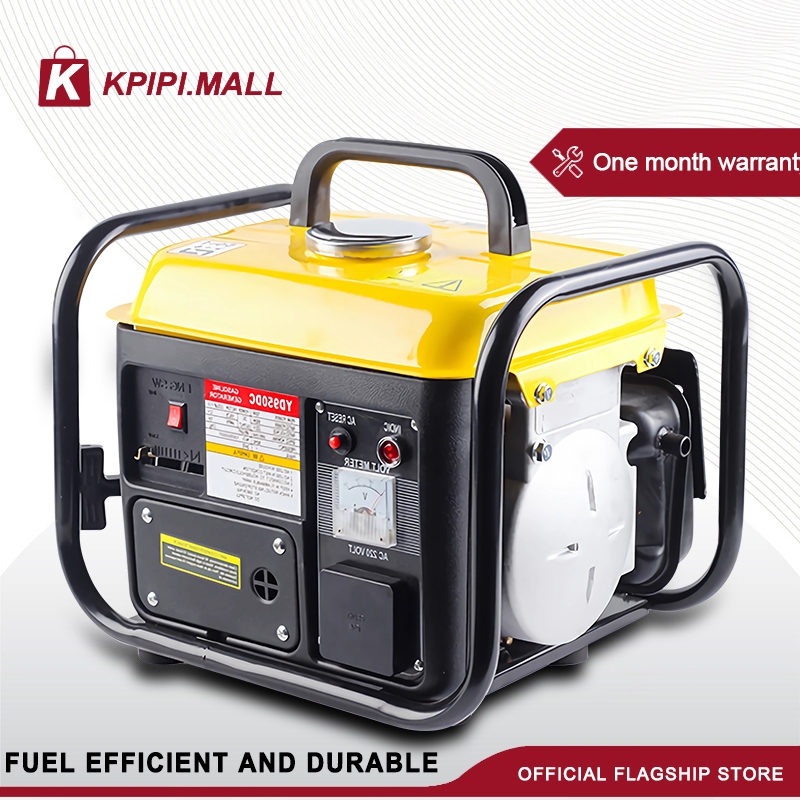 Portable Gasoline Generator 2-Stroke Engine 950W/60HZ Small Household ...
