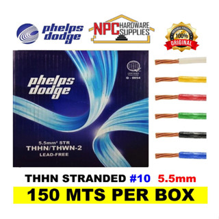 ORIGINAL PHELPS DODGE PD Stranded Wire Thhn / Thwn 2 AWG #10 5.5mm 5.5 ...