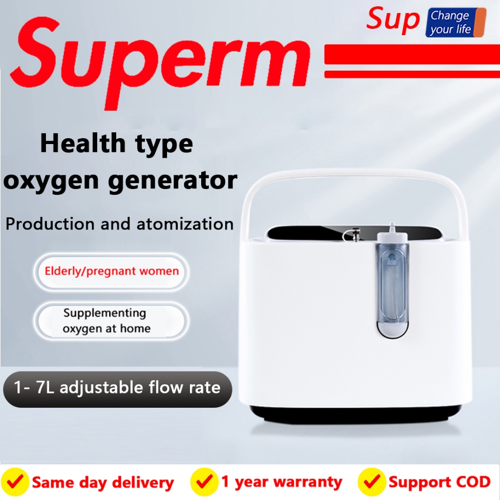 8L Portable Atomized Oxygen Generator Home Use Oxygen Concentrator ...