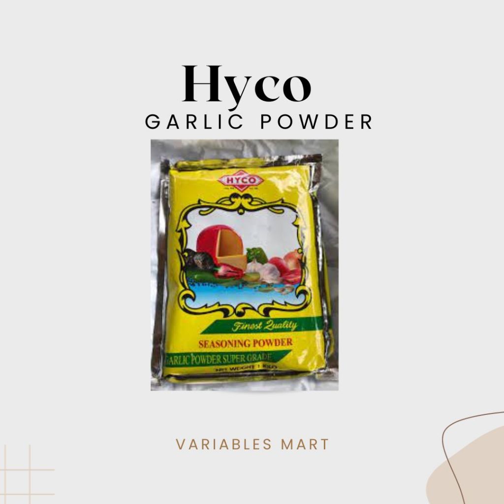 HYCO GARLIC POWDER 1 kilo | Shopee Philippines