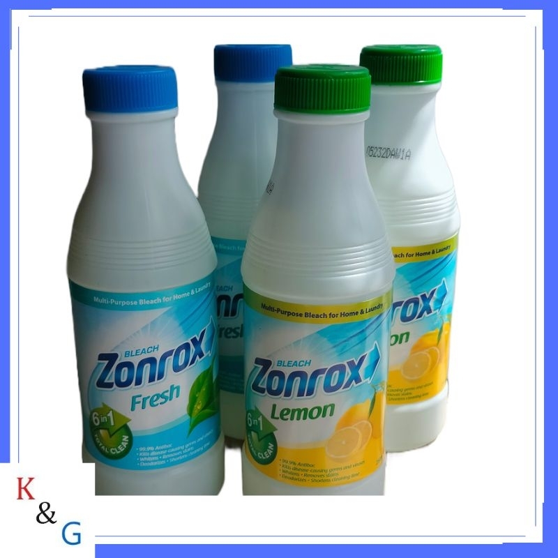 Zonrox Bleach 6 in 1 Total Clean 250ml (per piece) | Shopee Philippines