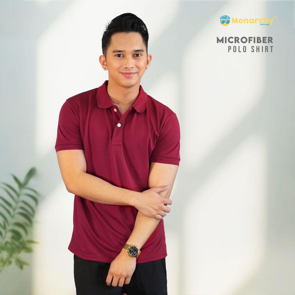 Monarchy Official MICROFIBER POLO Shirt ( Sporty Polo Shirt ) High ...