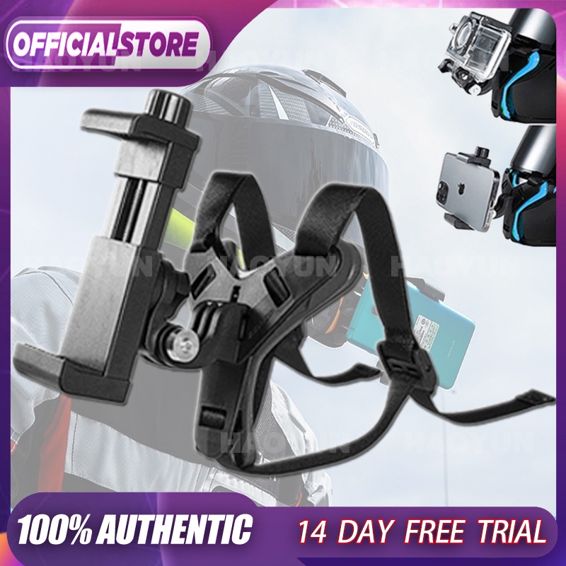 Helmet Phone Holder Gopro Cellphone Mount for Motorcycle Action Sport ...
