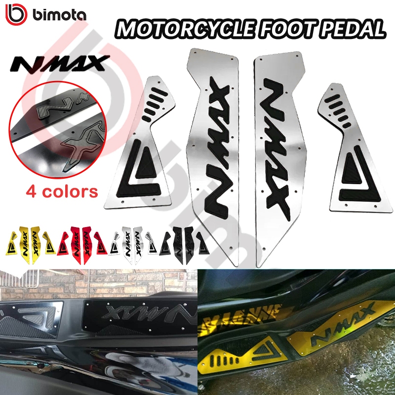 Bimota Nmax V1 V2 Footboard Alloy Matting Set with Carbon Complete ...