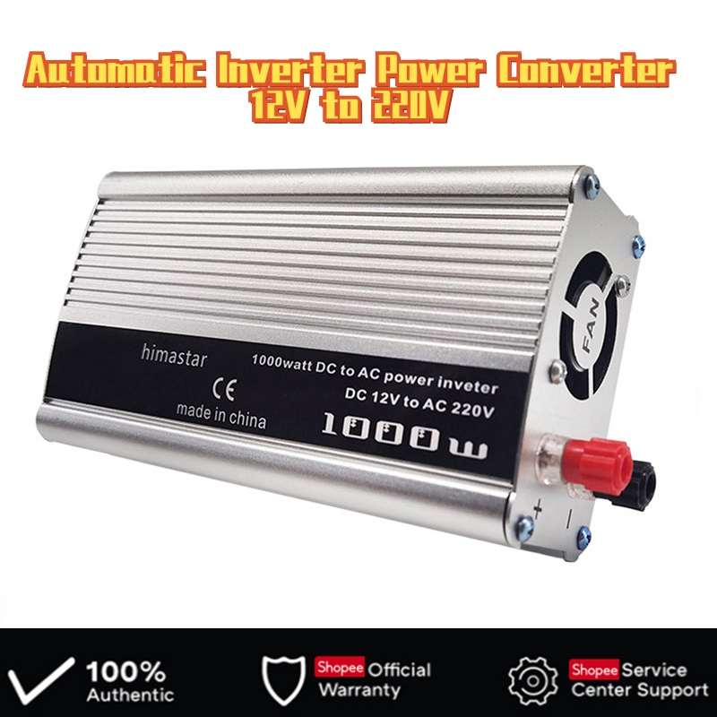 500W/1000W Car Power Inverter 12V DC to 220V AC Converter AC Adapter ...