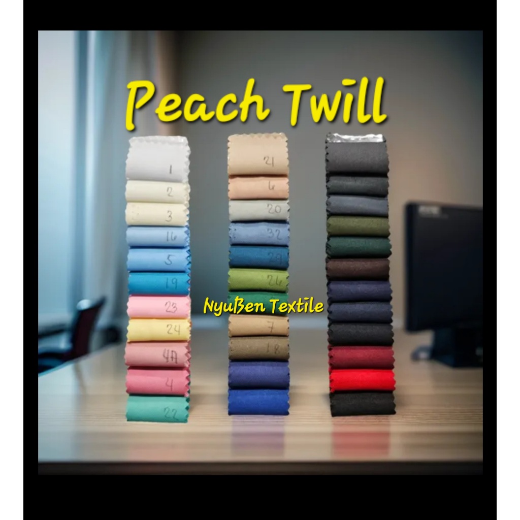 Peach Twill Fabric 60" (sold per yard) | Shopee Philippines
