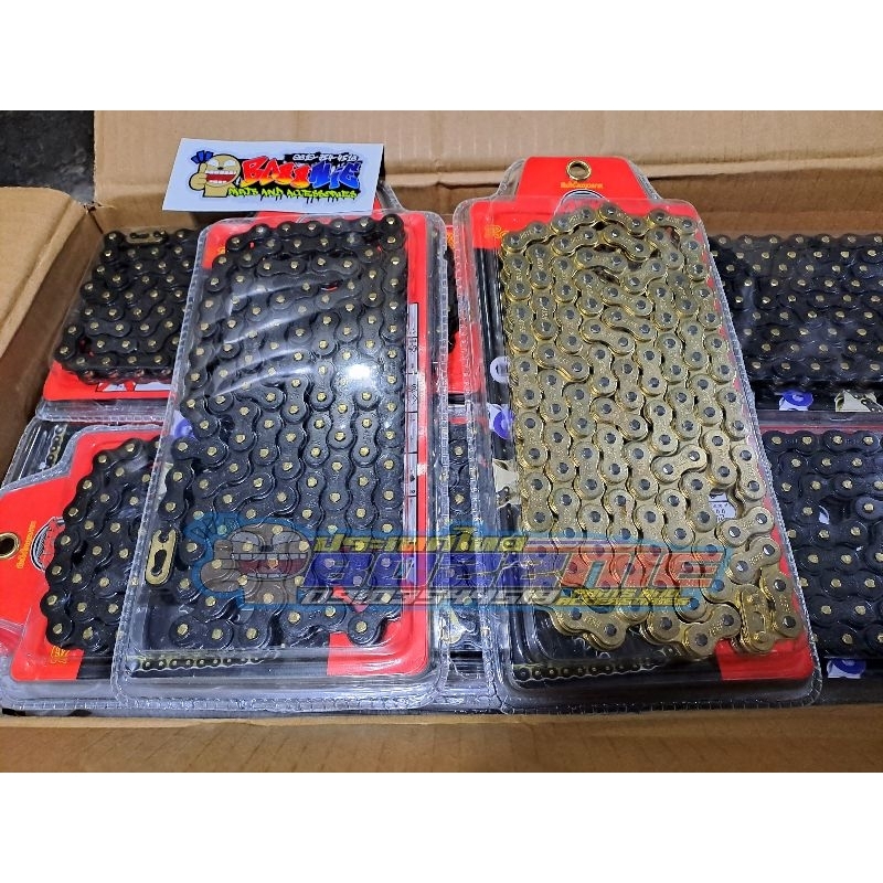 Colored Chain Black/Gold 415-130L / 428-130L | Shopee Philippines