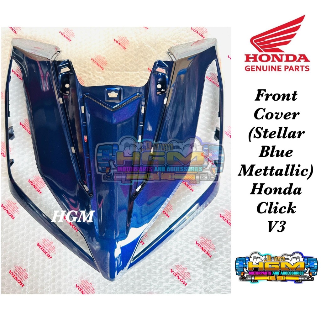 FRONT COVER (STELLAR BLUE) FOR HONDA CLICK 125I V3 | HONDA GENUINE ...