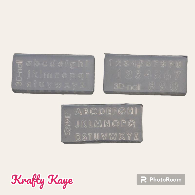 Tiny Upper and Lower case letter and numbers Silicon molder | Shopee ...