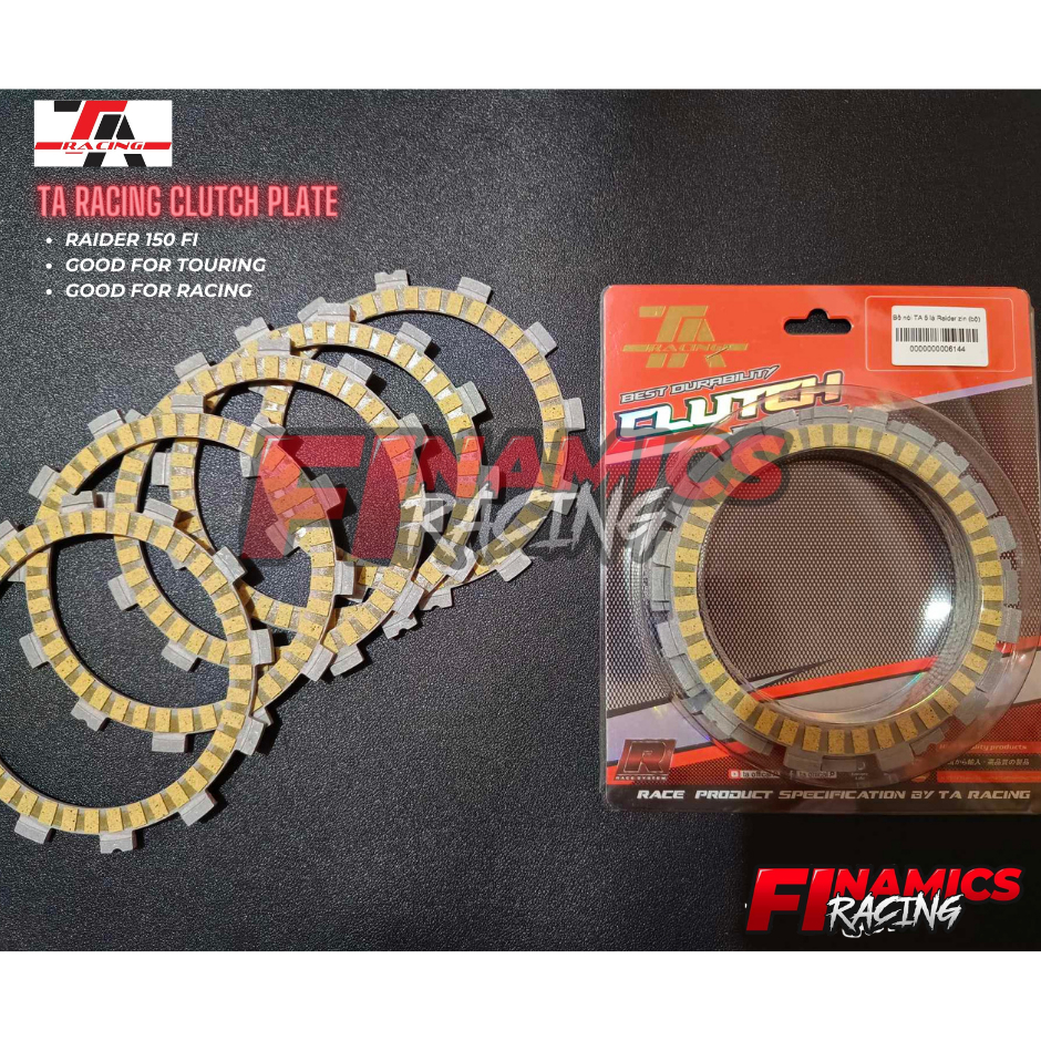 RAIDER 150 FI CLUTCH PLATE TA RACING RAIDER 150 FI FOR TOURING AND ...