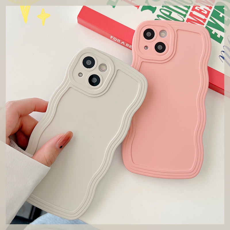 Wavy Case for iPhone 11 14 15 Pro Max XR 6 6s 7 8 Plus XS Max 13 12 Pro ...