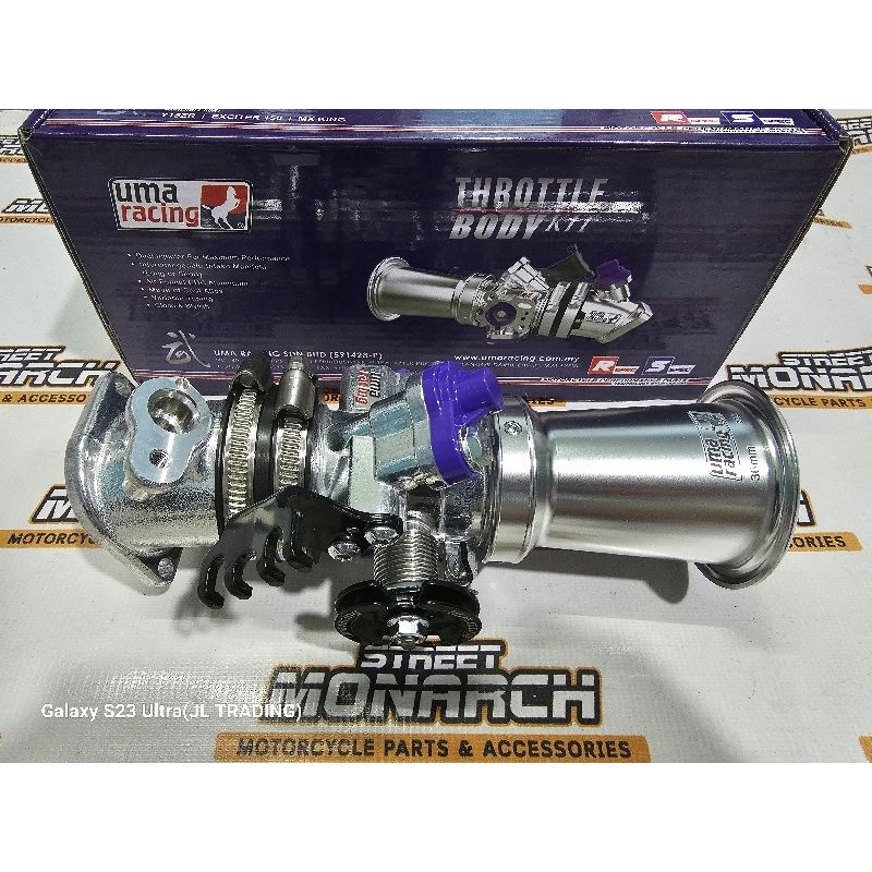 UMA RACING THROTTLE BODY KIT FOR YAMAHA SNIPER 150 V1 AND V2 | Shopee ...