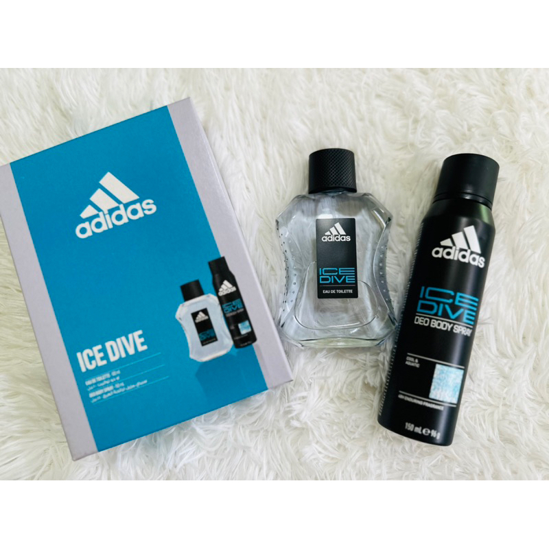 Adidas Ice Dive Set (EDT plus Deo Body Spray) | Shopee Philippines