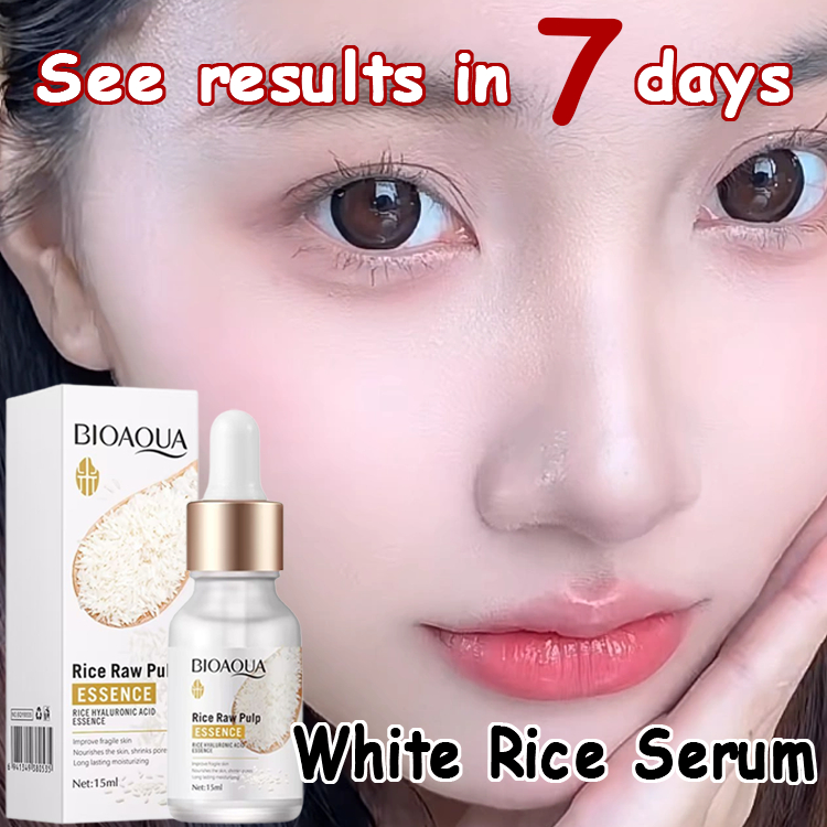White Rice Serum Original Whitening Serum For Face Lighten Dark Spots