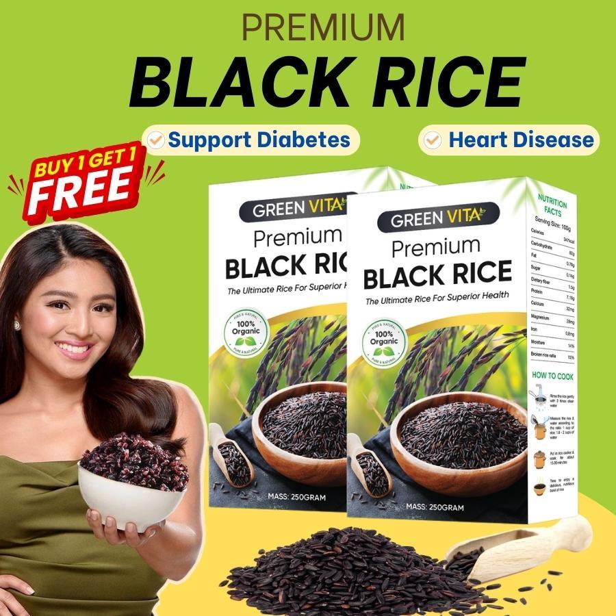 GREEN VITA Premium Black Rice Super Nutri Rice Weight Loss Healthy Food ...
