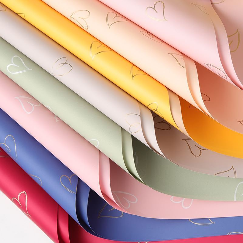 025 Bouquet Wrapper Heart Pattern Wrapper 20pcs | wrapper for bouquet ...
