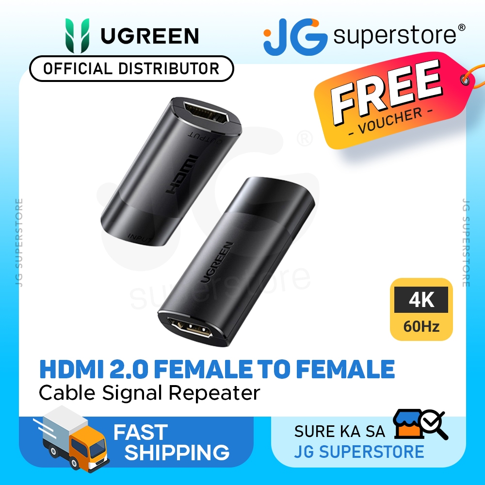 [CLEARANCE] UGREEN 4K 60Hz UHD HDMI 2.0 Female to Female Cable Signal ...