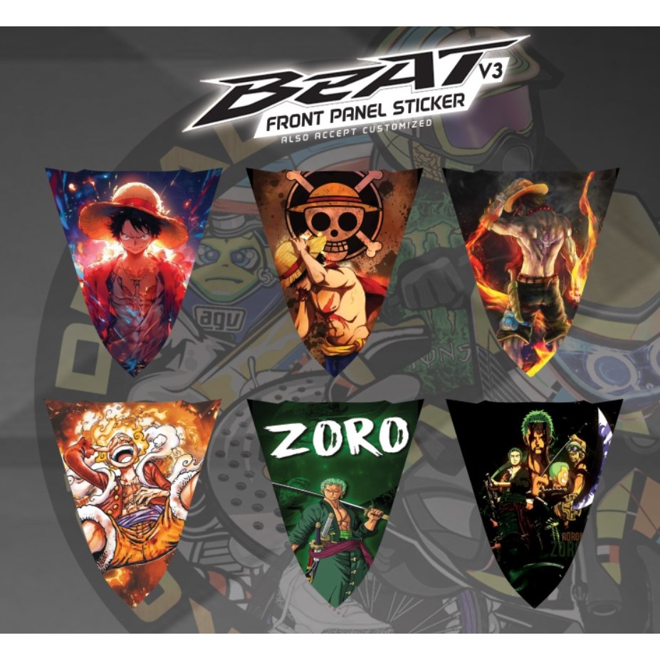honda beat v3 2023 front panel sticker | Shopee Philippines