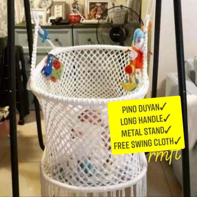 masinsin pino duyan with stand long handle duyan and free swing cloth ...