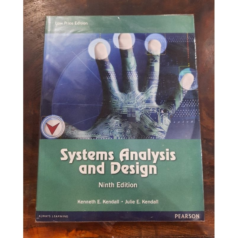 System Analysis and Design 9th edition By Kendall & Kendall Original ...