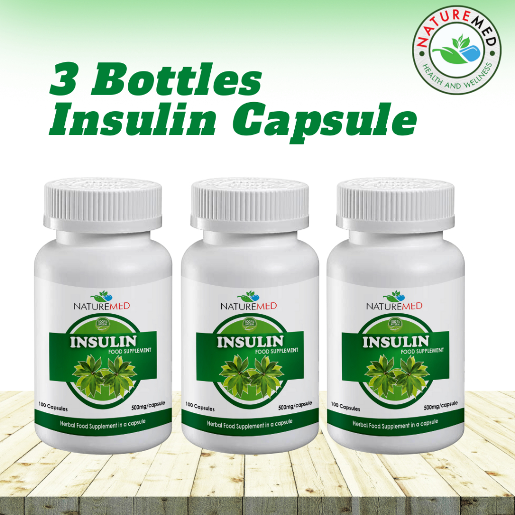 NatureMed INSULIN Capsule | Anti-Diabetes Capsule | 100 Capsule/Bottle ...