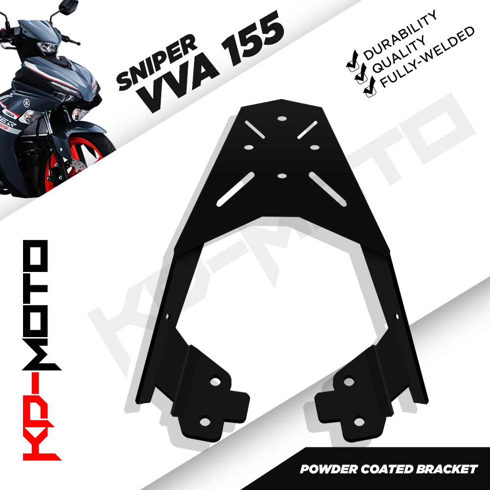 Yamaha Sniper 155 VVA Top box bracket / Power Rack / Monorack / Powder ...