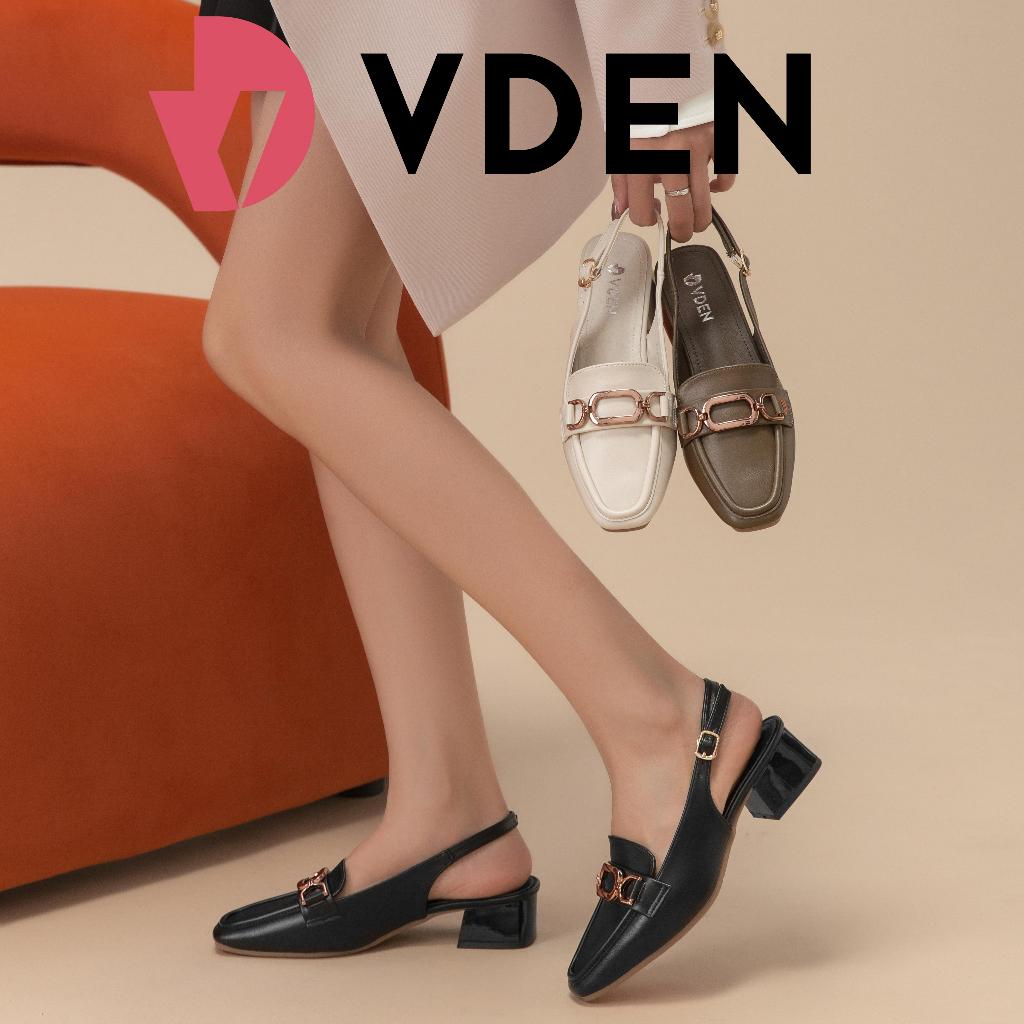 VDEN Buckle Back Strap Mid Heel Pumps F78-145 | Shopee Philippines