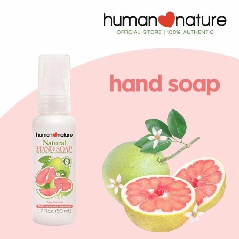 ♥️Human Nature Natural Hand Soap 50ml (99.8% Natural) | Shopee Philippines