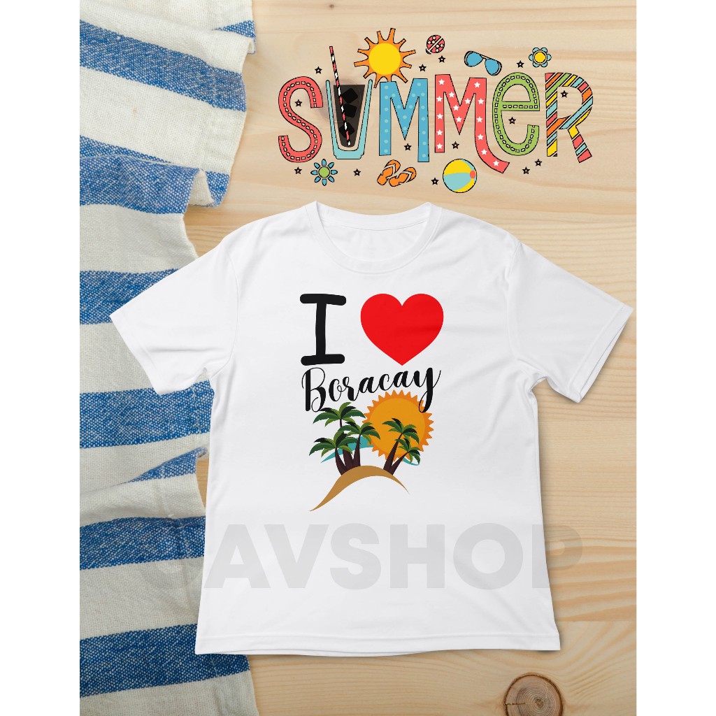 BORACAY ISLAND SOUVENIR T-SHIRT TSHIRT GIFT IDEAS PASALUBONG ISLAND ...