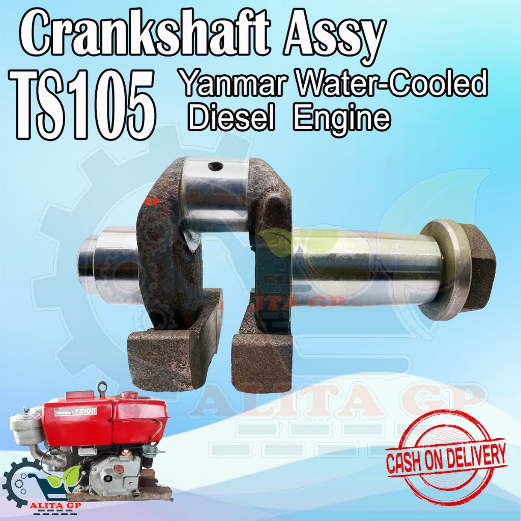 Crankshaft Assy Yanmar TS105 SS90 NS90 NS10 Water Cooled Diesel Engine ...