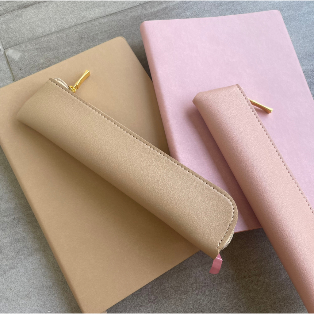 Everyday classic notebook softcover leather muji 100GSM blank dotted ...