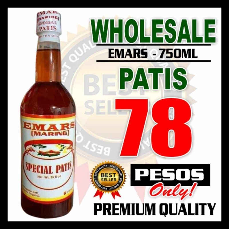 EMARS Maring Special Pure Patis 750ML | Shopee Philippines