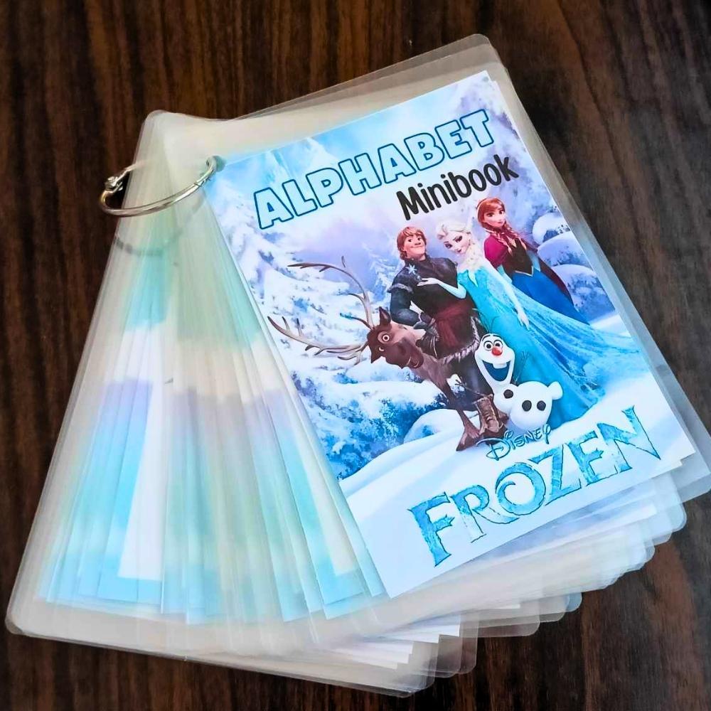 Alphabet Laminated Flashcards Frozen Theme | Shopee Philippines