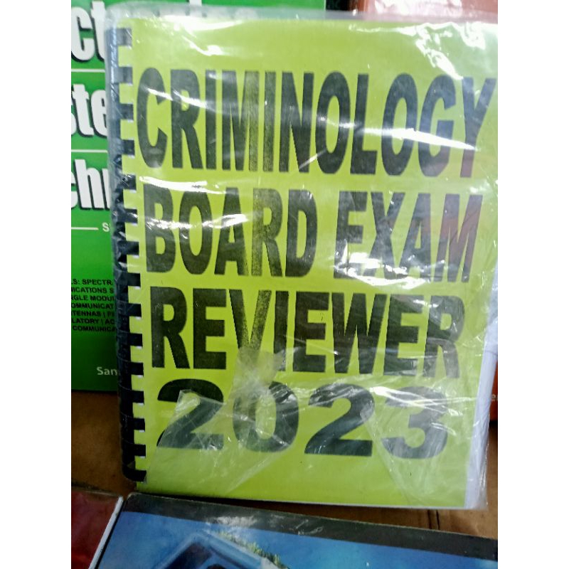 CRIMINOLOGY BOARD EXAM REVIEWER(PHOTO COPY) | Shopee Philippines