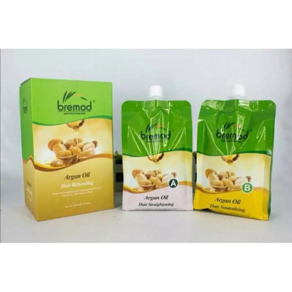 BREMOD PERFORMANCE ARGAN OIL REBONDING SET 1000ML | Shopee Philippines