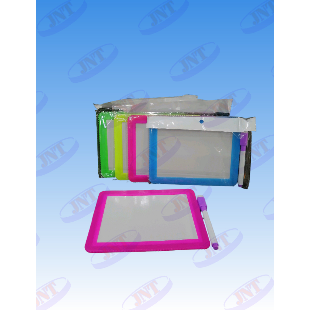 JNT MINI DRAWING BAORDS DRY ERASE WRITING WHITEBOARD WITH ALPHABET PEN ...