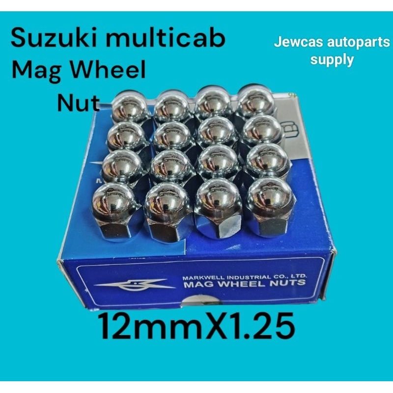 Suzuki multicab Mag wheel nut 12mmX1.25 (price is for 1pc) | Shopee ...