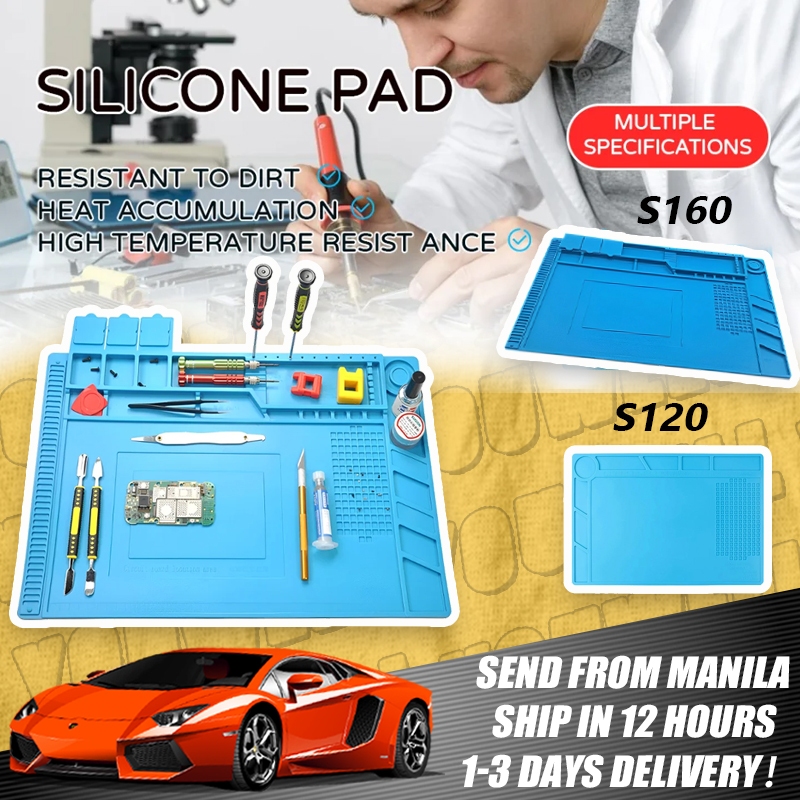Heat Insulation Silicone Pad Soldering Repair Mat Phone Repair Platform ...