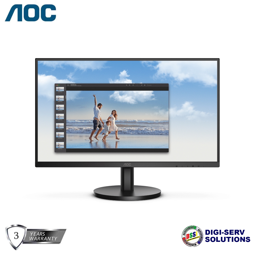 Aoc 22B3Hm 21.5" Va Panel Monitor, 1920 x 1080 (Fhd), Adaptive Sync ...