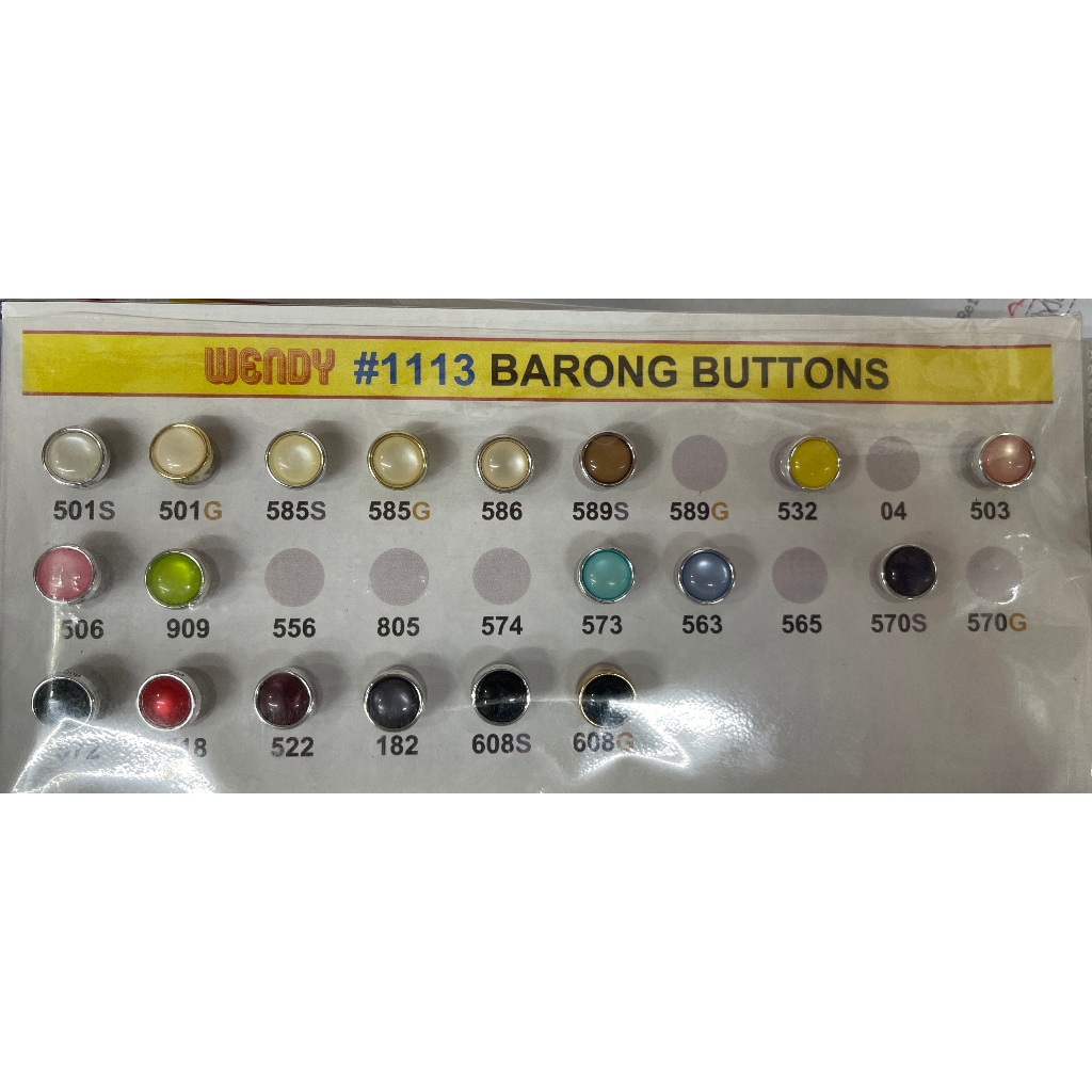Button Barong #1113 18L or 11 mm (144 pcs per pack estimate) | Shopee ...