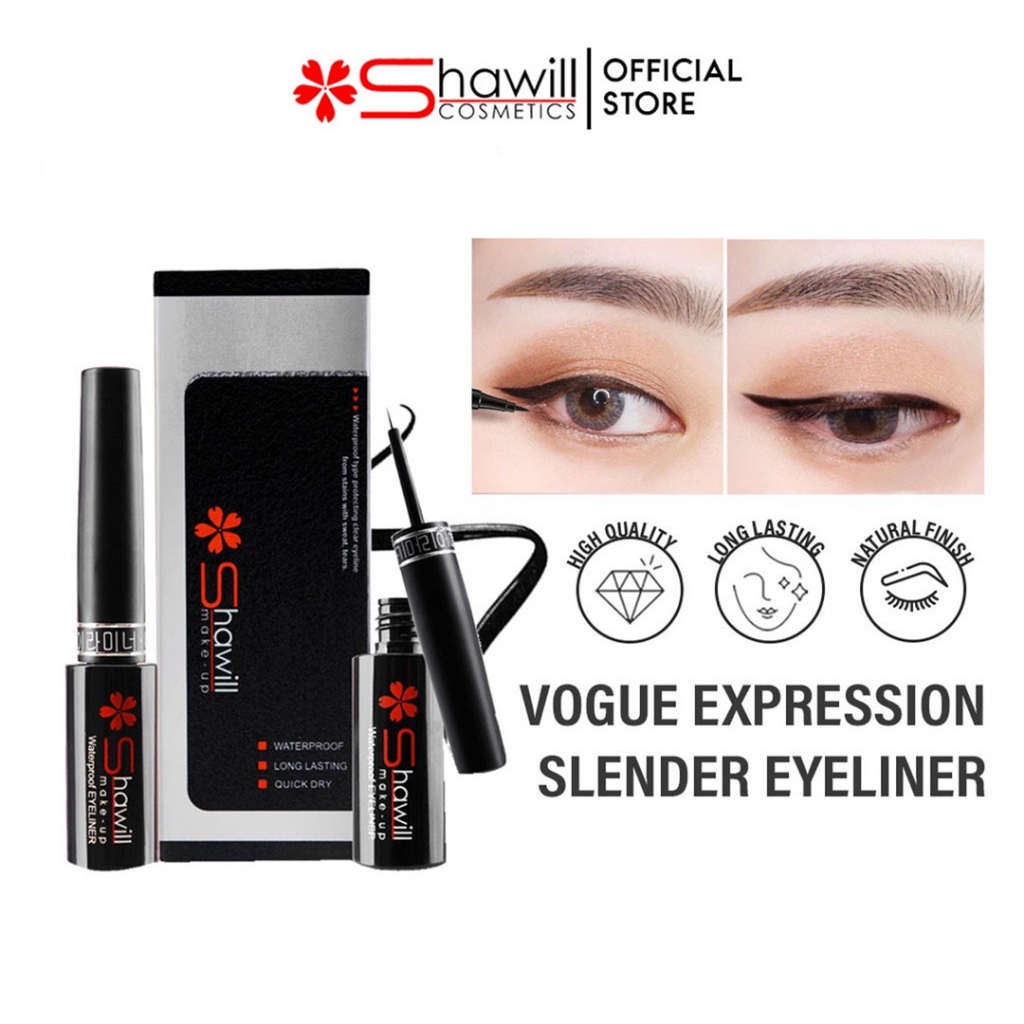Shawill Waterproof Eye make up liquid Liner Eyeliner S1007 | Shopee ...