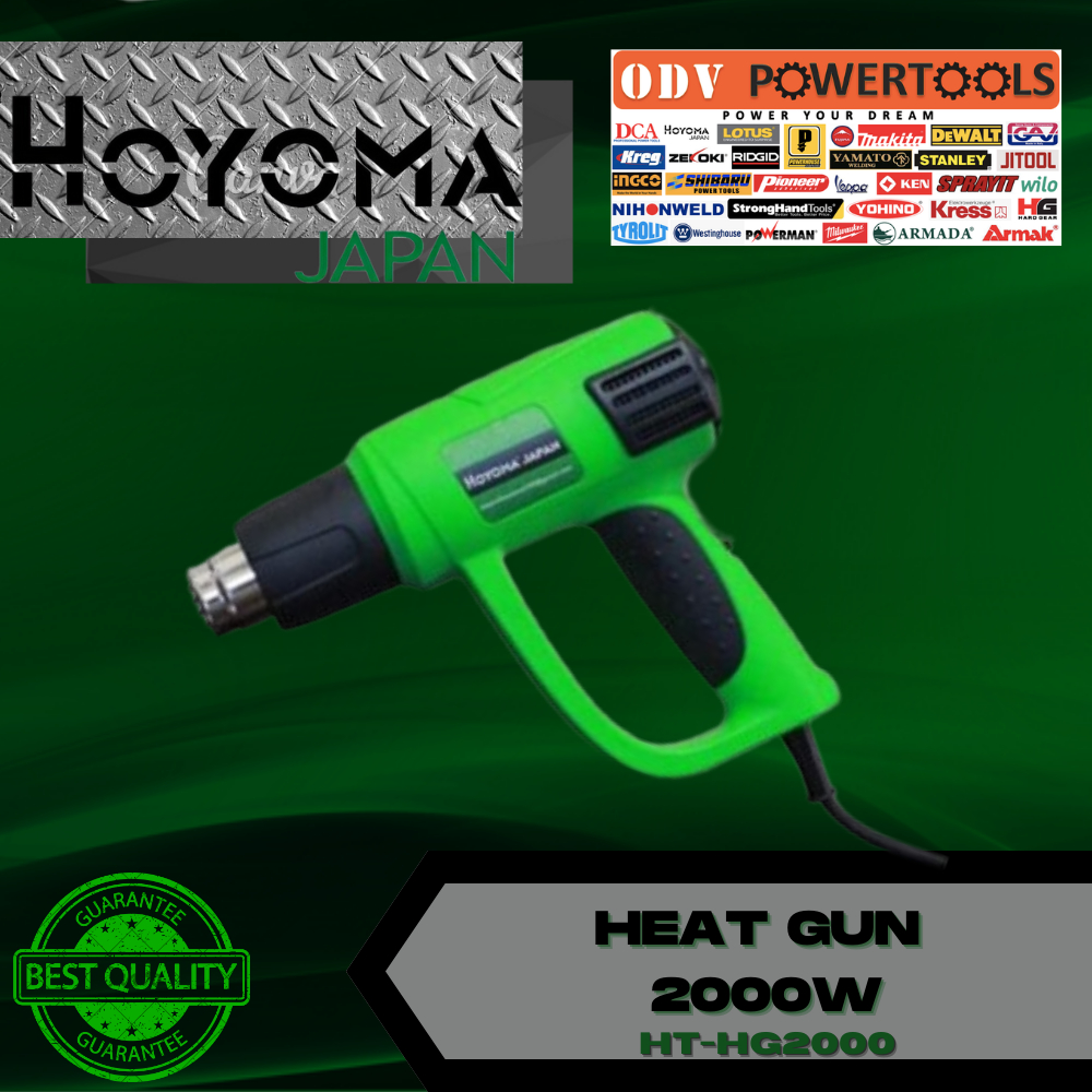 HOYOMA JAPAN HEAT GUN 2000W HT-HG2000 (with 2 heat settings)~ODV ...